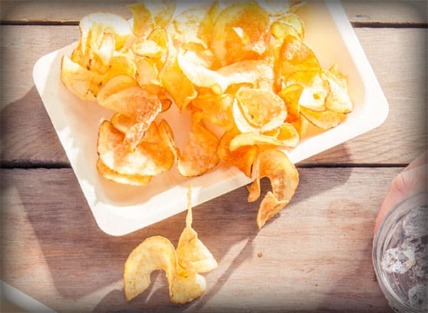 Fresh-cut potato chips