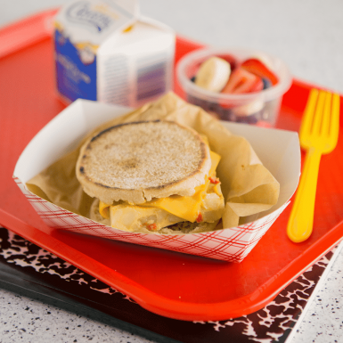 Egg and Potato Breakfast Sandwich | Potato Goodness