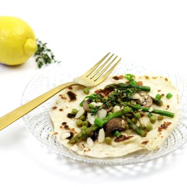 Crepe Recipes | Vegan Spring Vegetable Potato Crepes