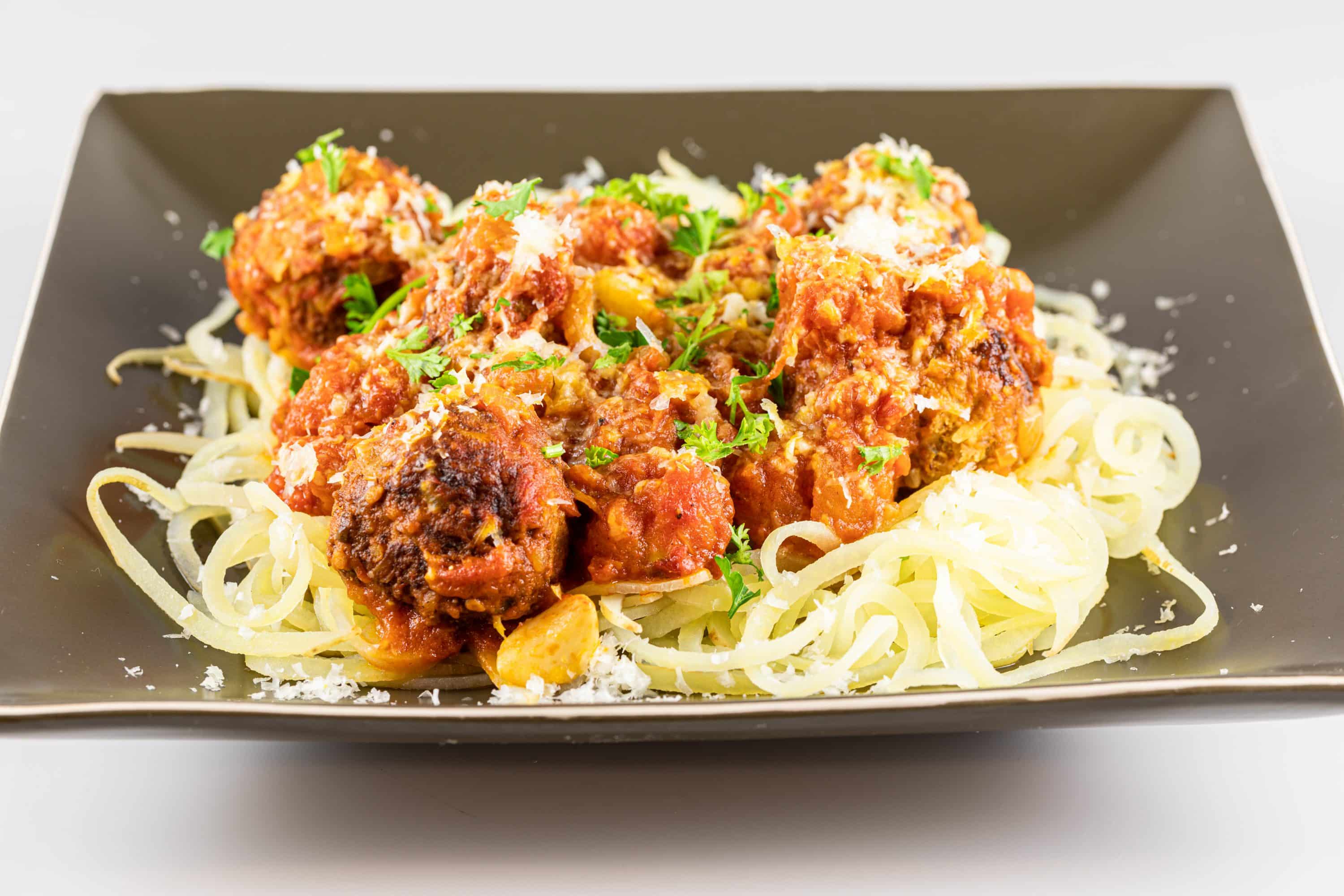 Potato Spaghetti & Meatballs Recipe | Spaghetti & Meatballs Recipe
